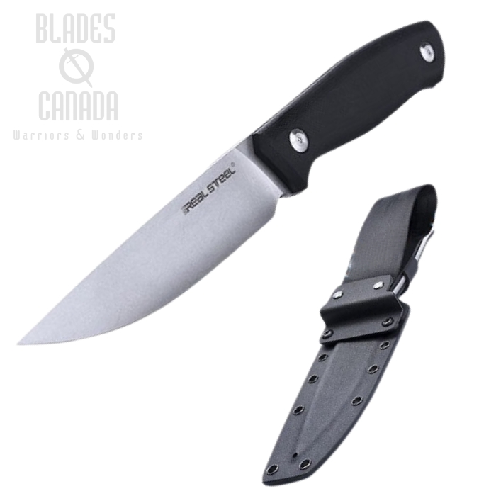 Real Steel Arbiter Fixed Blade Knife, G10 Black, Kydex Sheath, 3811 ...