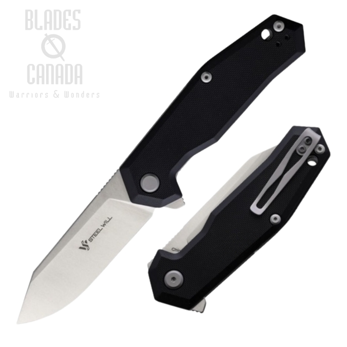 Steel Will Tenet 2 Flipper Folding Knife, D2 Steel, G10, SMGF3101 ...