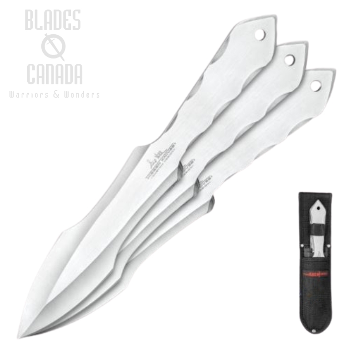 Gil Hibben Gen III Triple Throwing Knife Set, Nylon Sheath, GH5071 ...