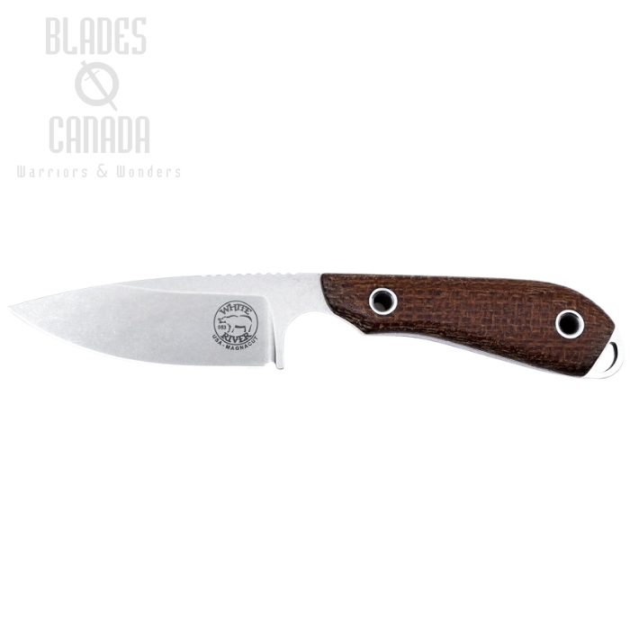 White River M1 Caper Fixed Blade Knife, Magnacut, Micarta Natural ...