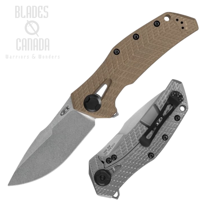 Zero Tolerance 0308 Flipper Framelock Knife, CPM 20CV, G10/Titanium ...